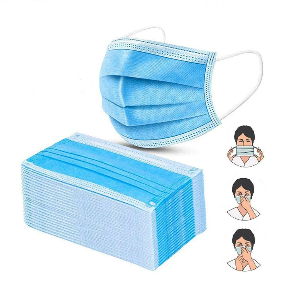 FDA Registered - Disposable Protective Face Mask 3 Layers For ...